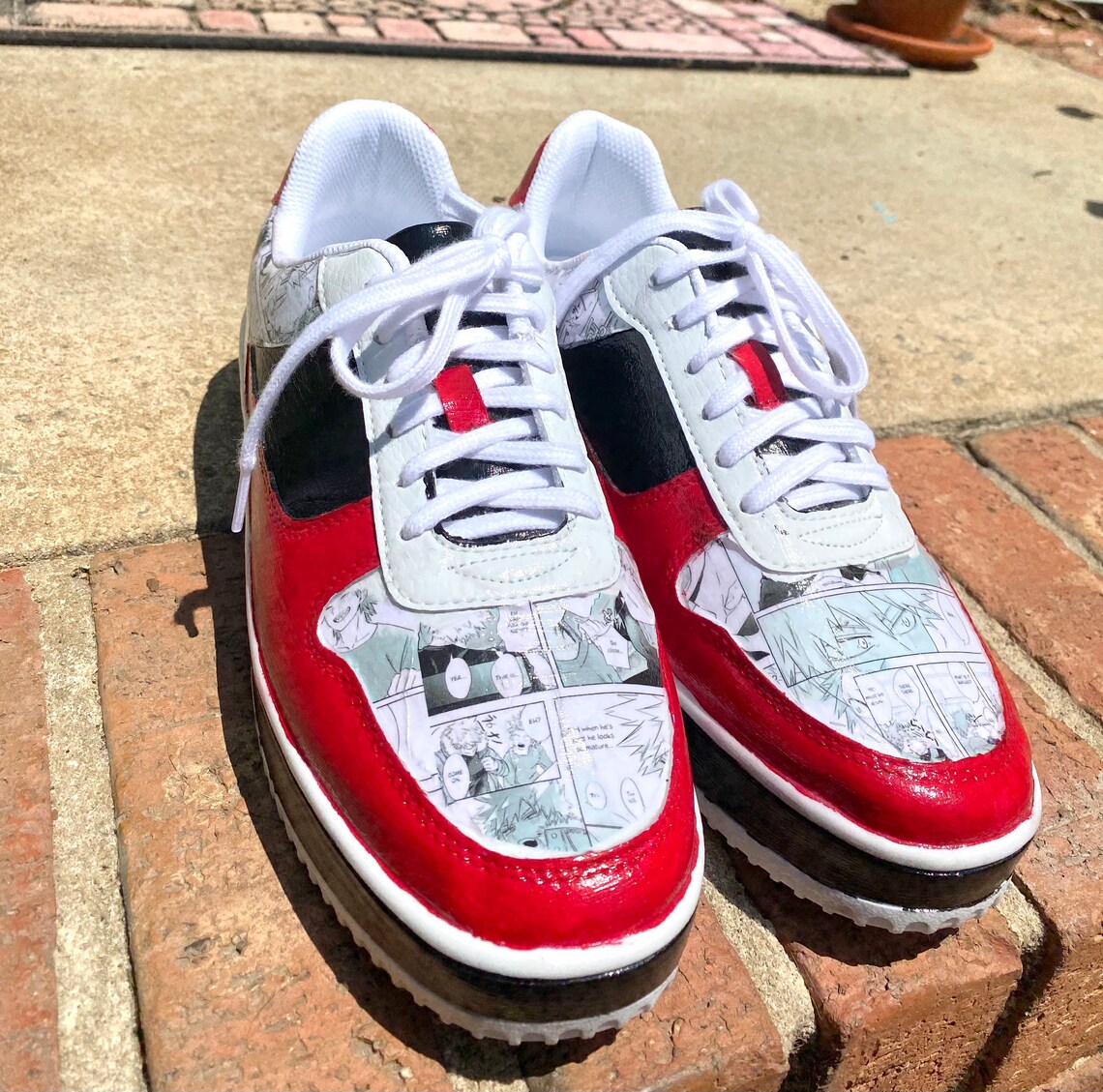 Custom Anime Shoes anime shoes manga shoes hand painted | Etsy