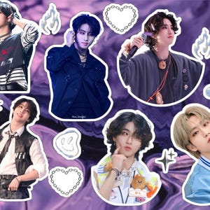 Stray Kids Member Sticker Sheet - Etsy