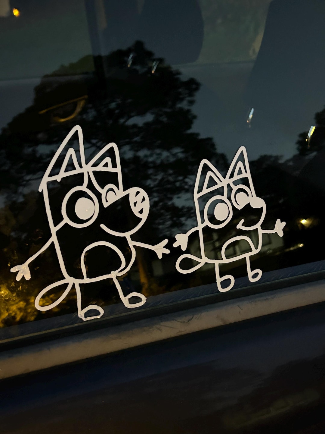 Bluey Car Decal - Etsy