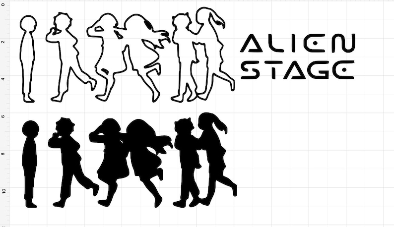 Alien Stage Car Decals - Etsy
