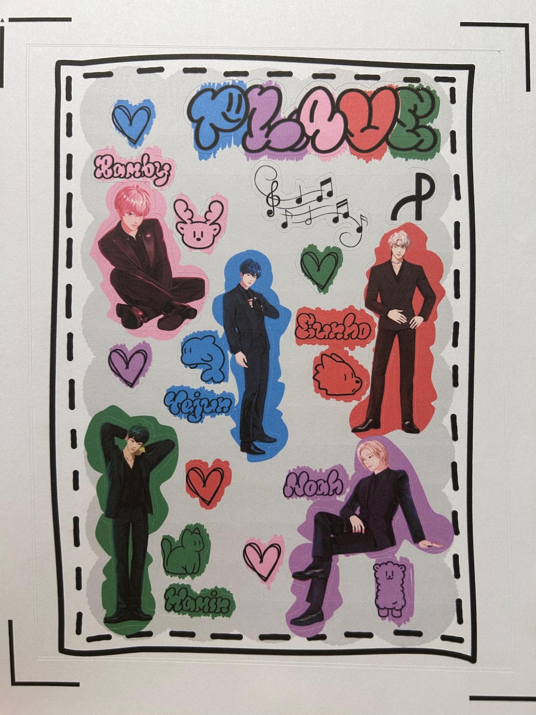 Plave Sticker Sheet - Etsy