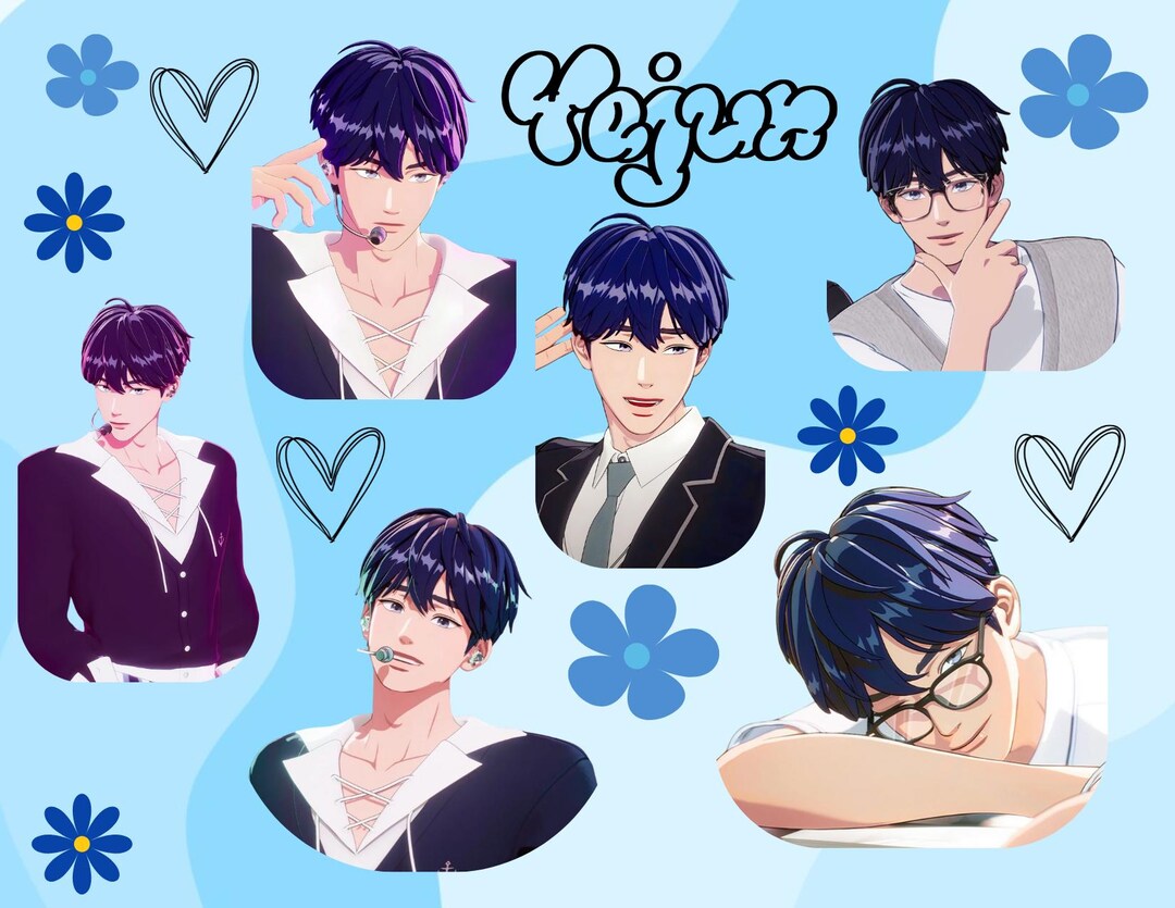 Plave Member Sticker Sheet - Etsy