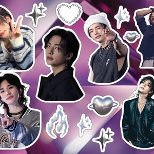 Stray Kids Member Sticker Sheet - Etsy