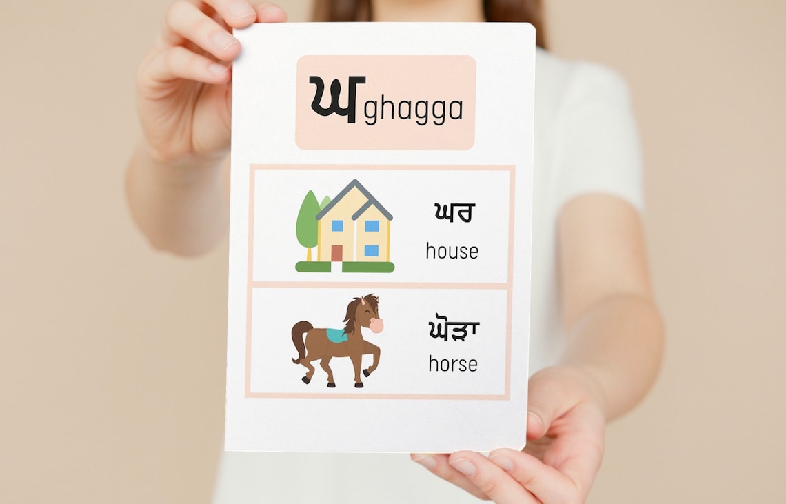 Punjabi Book Worksheets Printable Learn to Read and Write Punjabi for ...