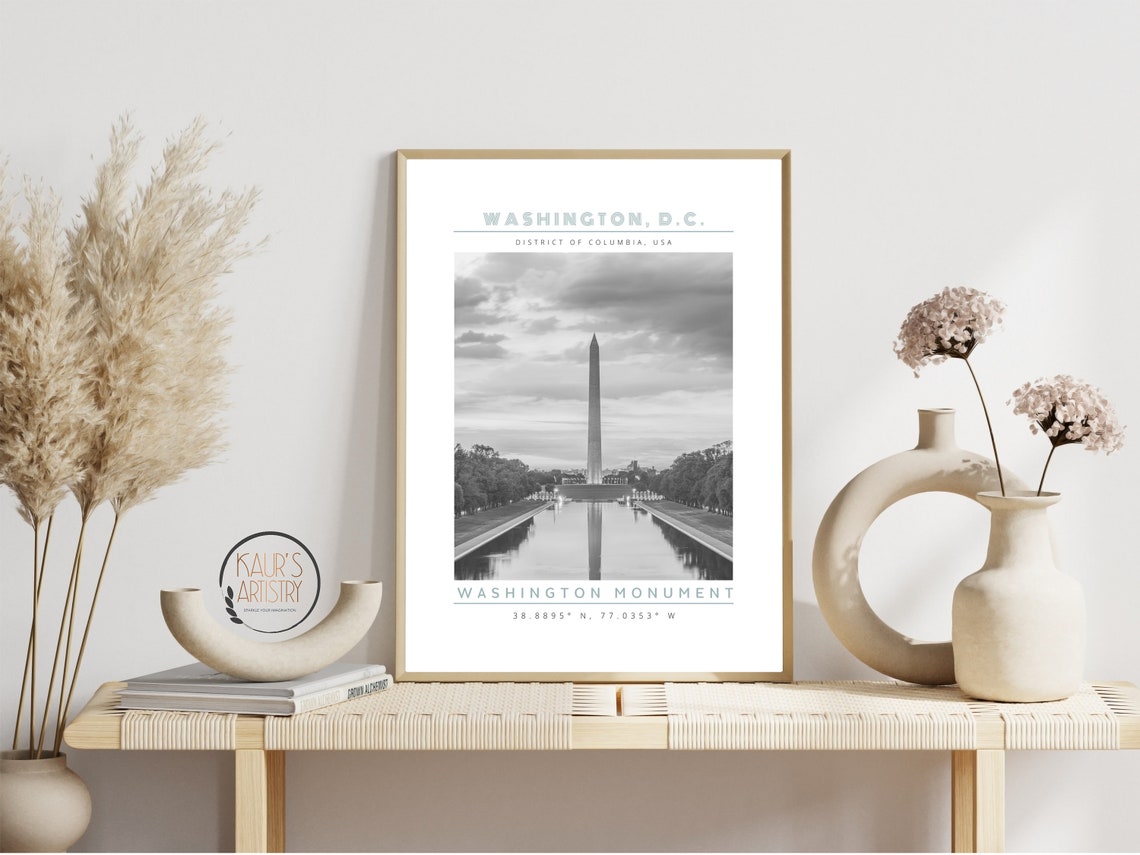 Washington DC Print, Washington DC Poster, Washington DC Photo ...