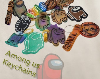 Among Us Keychains - Etsy