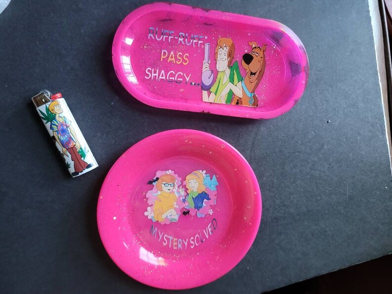 Scooby-doo Inspired - Handmade Rolling Tray - Scooby Doo Resin ...