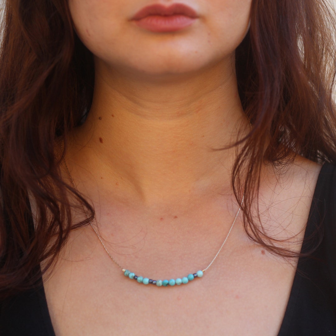 Morse Code Necklace, Personalized Morse Code Necklace, Morse Code ...