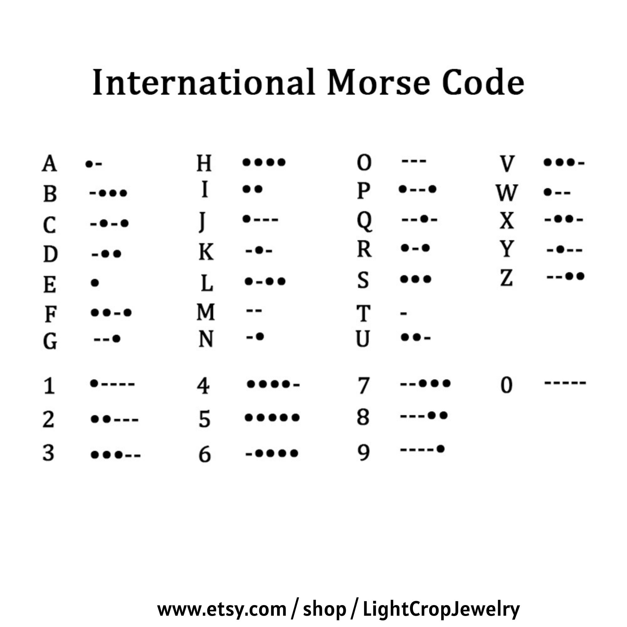 Morse Code Necklace, Morse Code Jewelry, Sister Gift From Sister ...