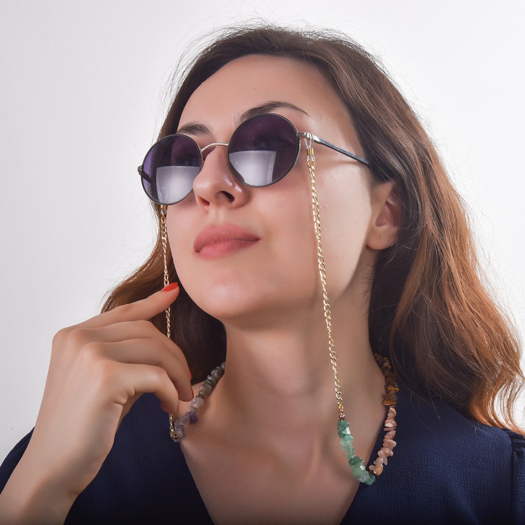 Glasses Chain Mask Chain Chakra Stones Eyeglass Chain For Women Birthday T For Mom