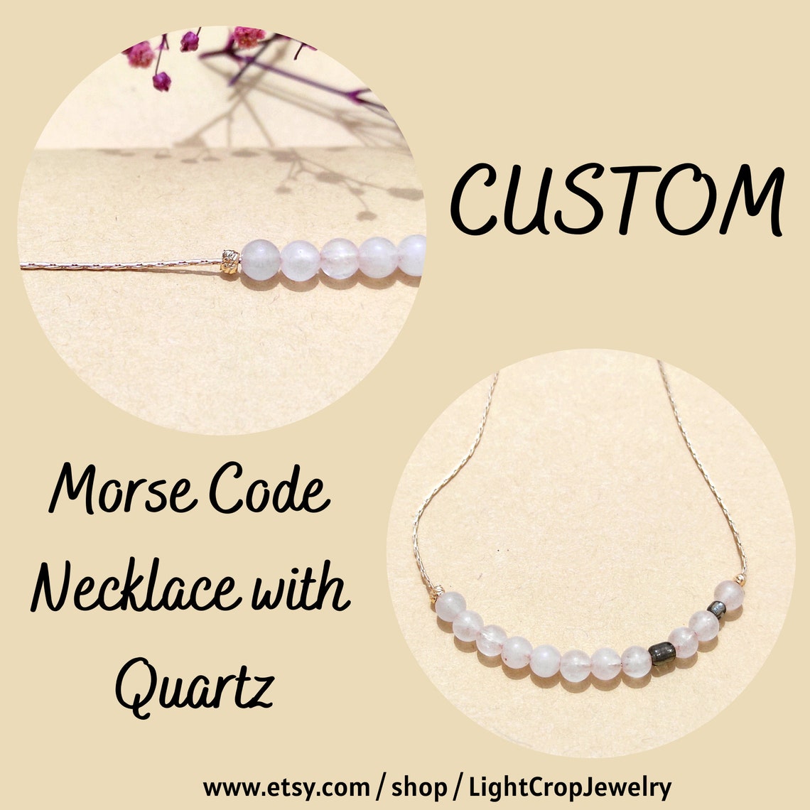 Morse Code Necklace, Morse Code Jewelry, Sister Gift From Sister ...