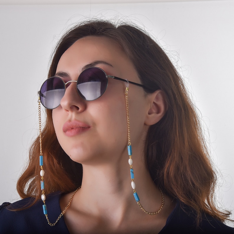 Glasses Chain, Mask Chain, Gold Glasses Chain, Eyeglass Holder ...