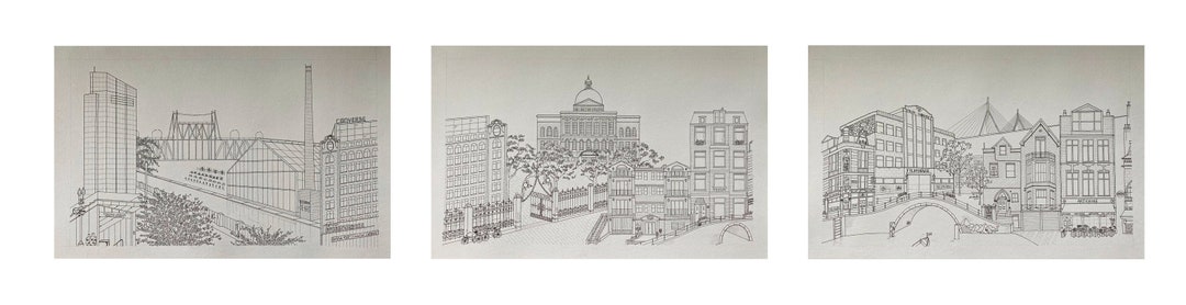 Custom Pen & Ink Drawing (multi-page) - Etsy