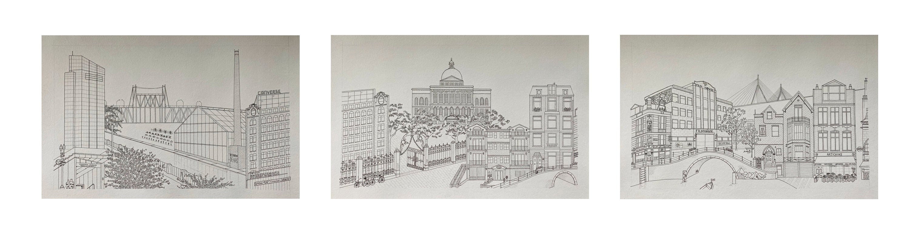 Custom Pen & Ink Drawing (multi-page) - Etsy