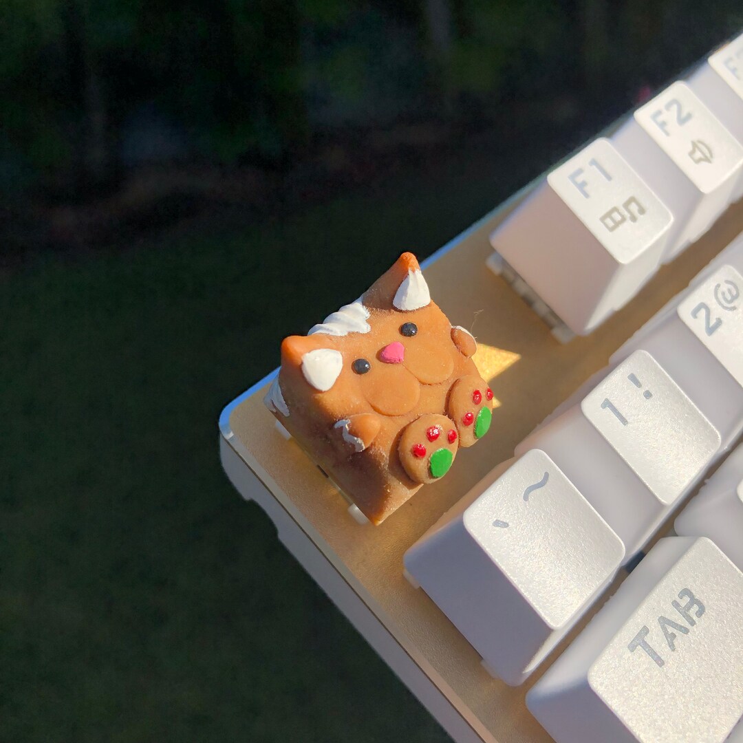 Keycaps, Keycap, Cat Keycap, Ginger Bread Keycap, Artisan Keycaps ...
