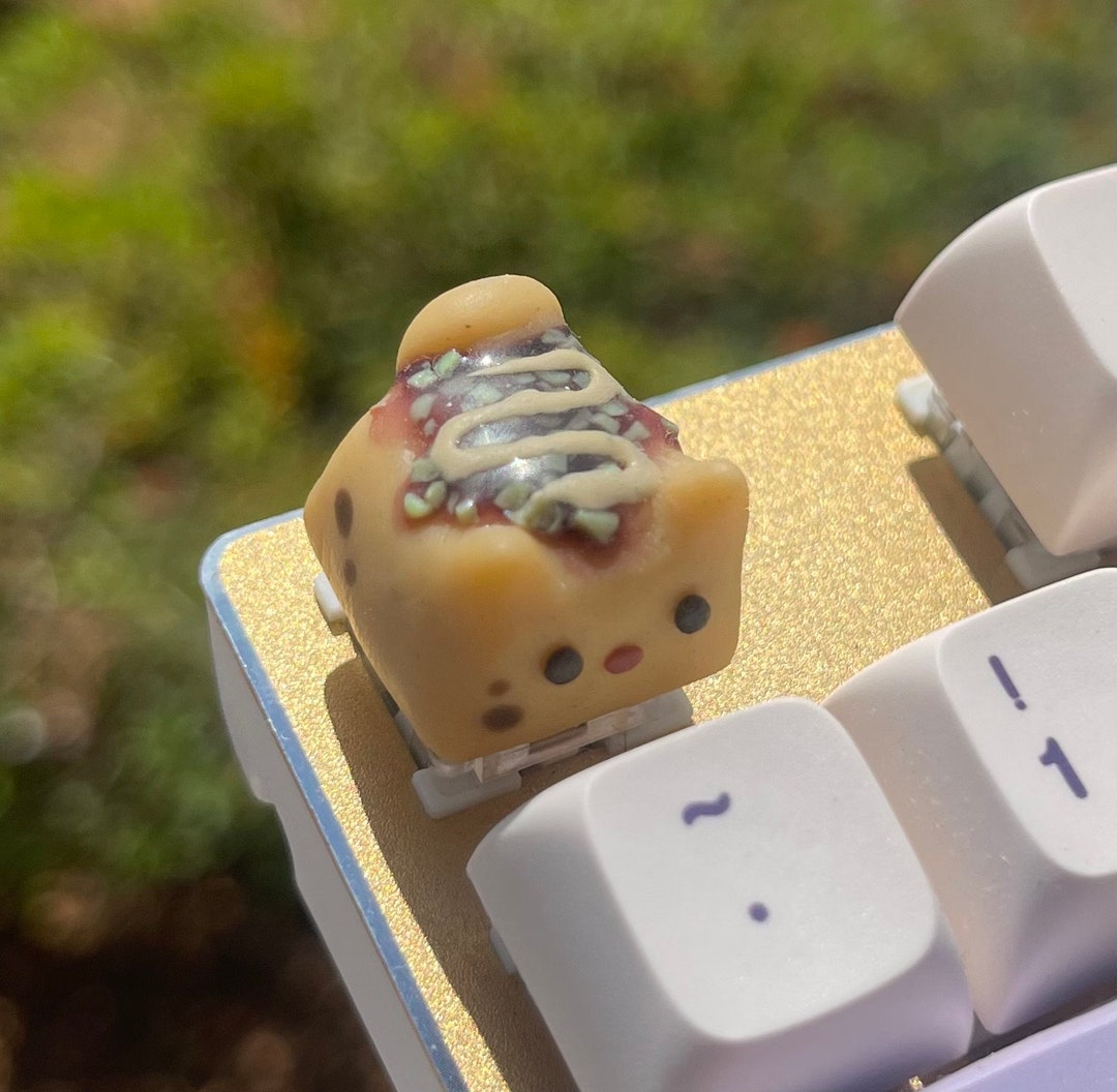 Keycaps Keycap Cat Keycap Takoyaki Cat Keycap Artisan - Etsy