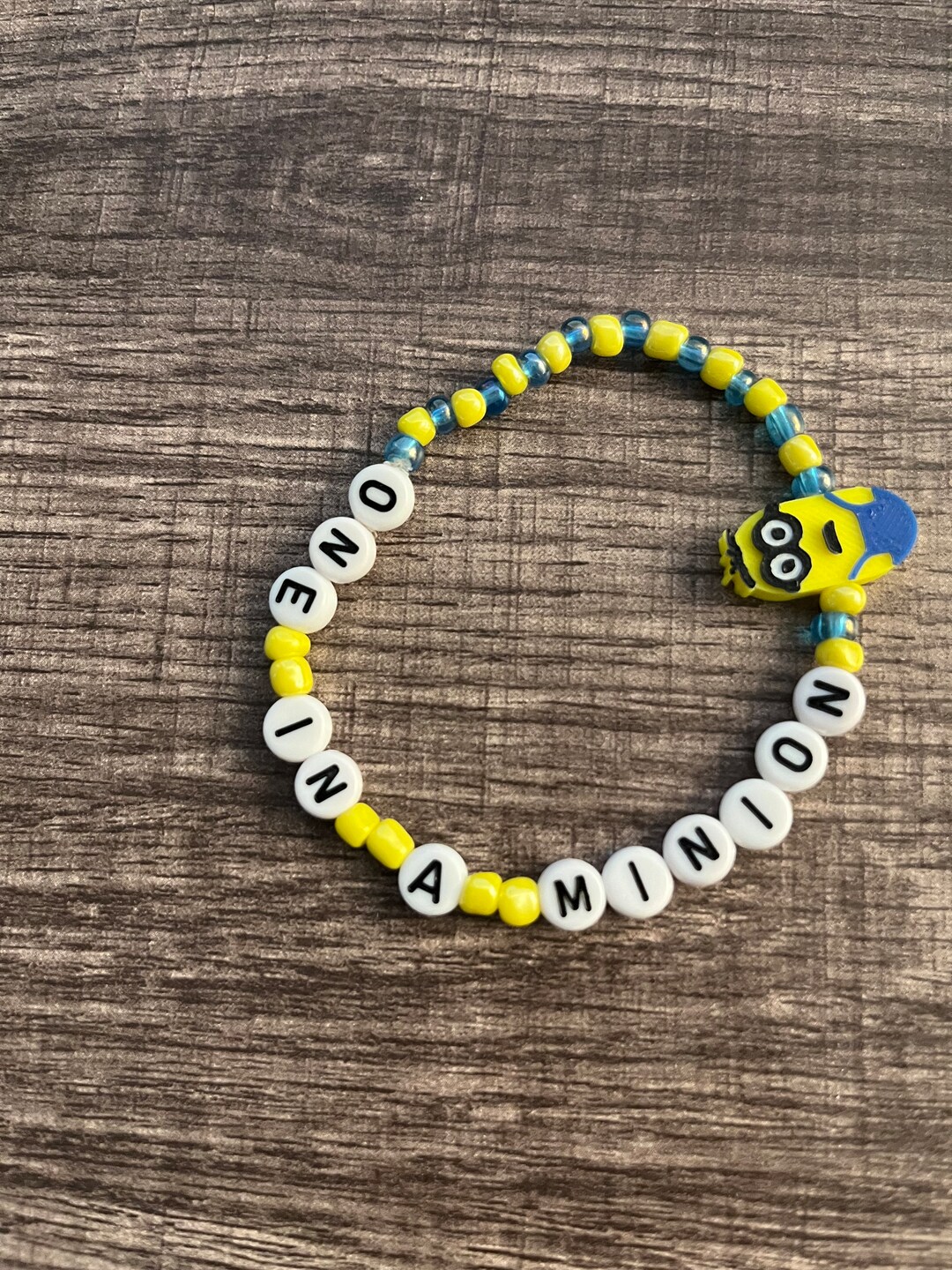 One in A Minion Bracelet - Etsy