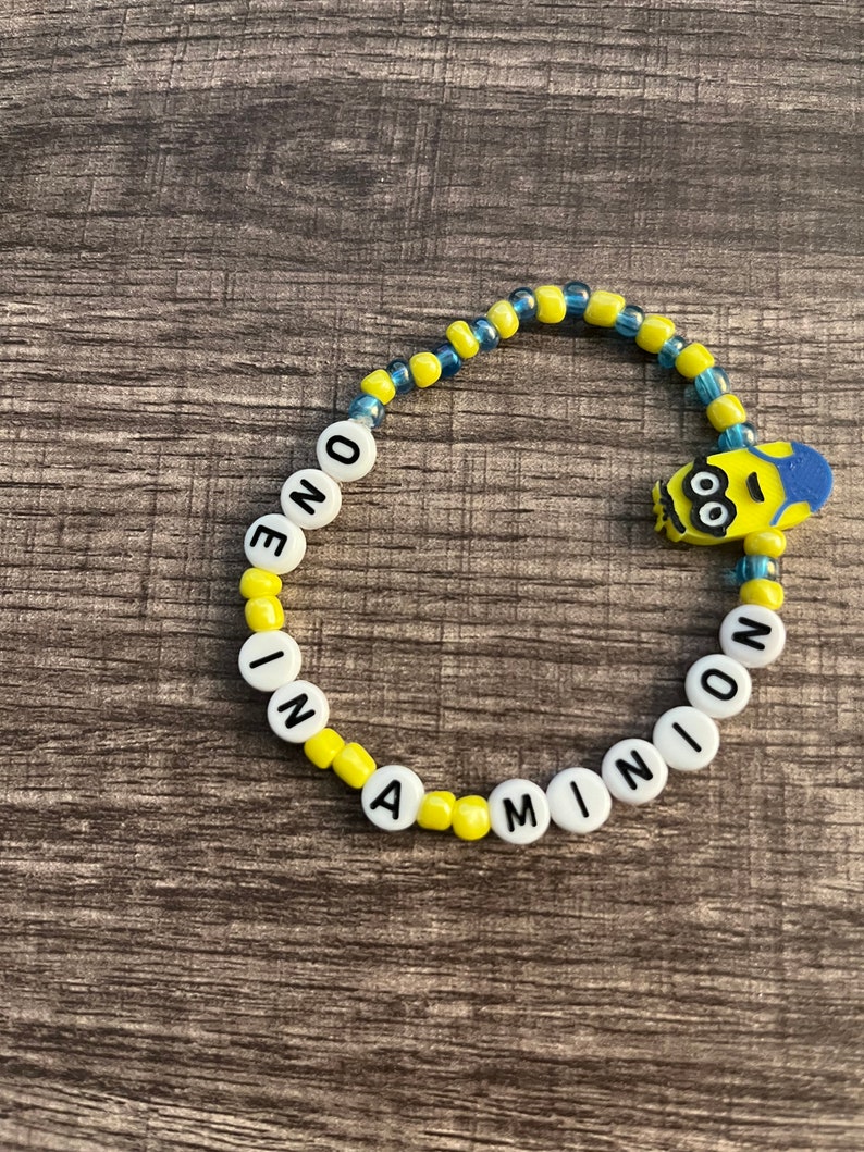 One in A Minion Bracelet - Etsy