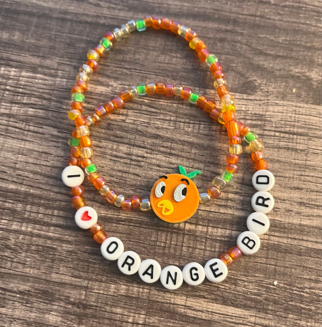 Orange Bird Bracelets - Etsy