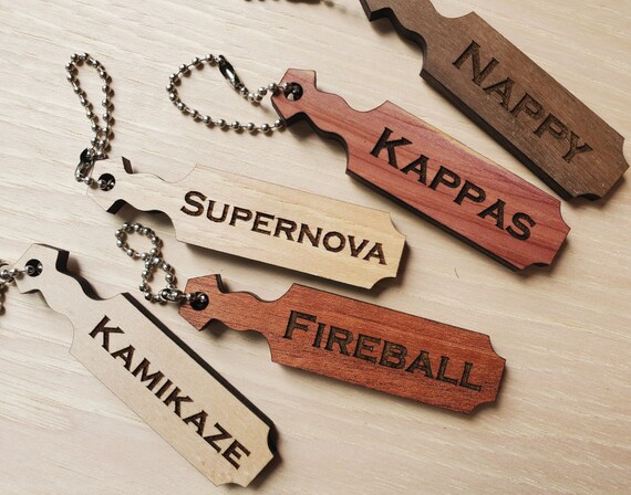 Nicknames Paddle Keychain 3 Inch Greek Gift Greek Key - Etsy