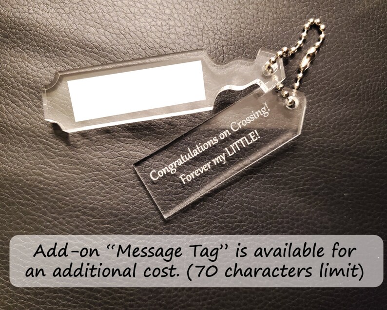 Personalized Clear Acrylic Greek Paddle Keychain 3 Inch - Etsy