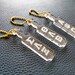 Personalized Clear Acrylic Greek Paddle Keychain 3 Inch - Etsy