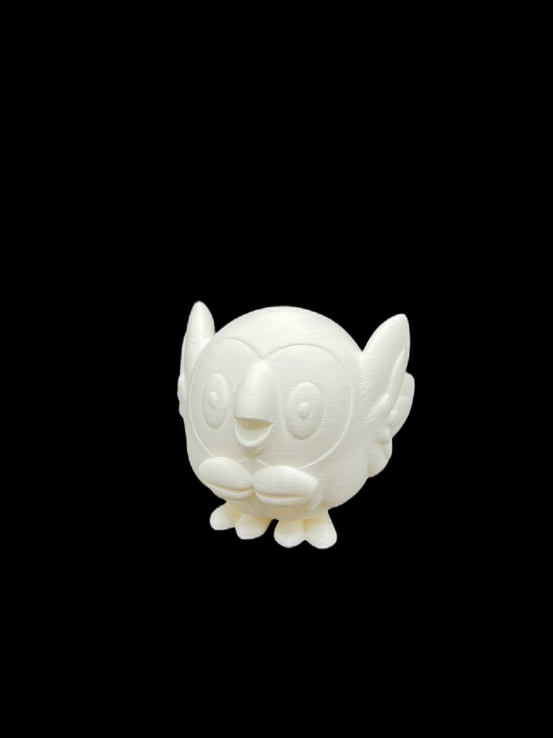 Chibi Pokemon Rowlet Hand-paintable Collectible Paint Your Own Pokemon ...