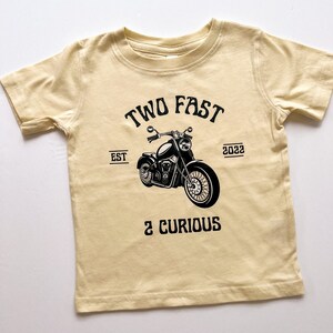 Two Fast Too Curious Birthday Shirt, Second Birthday Shirt, Boys 2nd ...