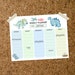 Printable Kids Weekly Planner, Dinosaur Daily Planner, Homeschool ...
