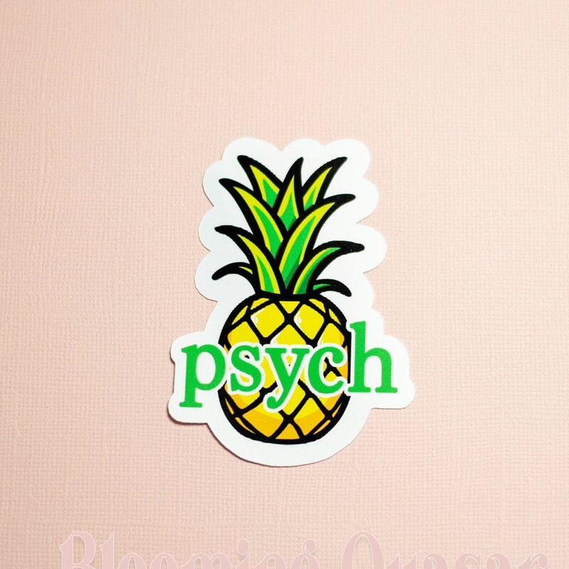Psych Pineapple - Etsy