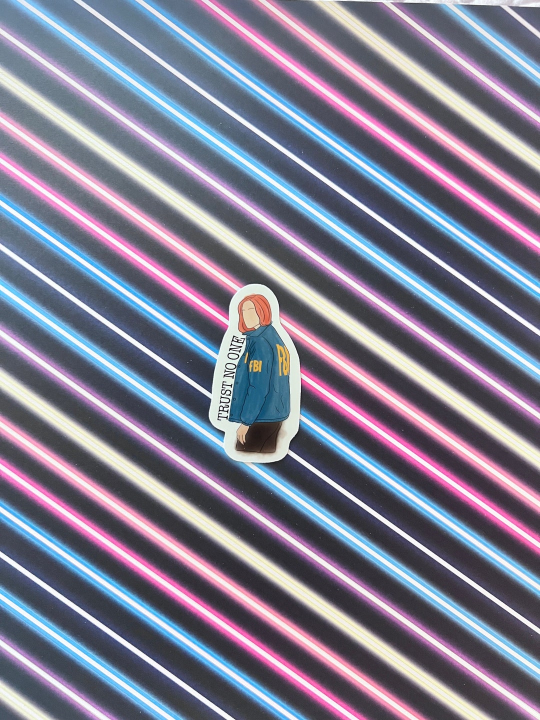 The X Files Tv Show Scully Sticker Xfiles Trust No One Crime Tv Humor ...