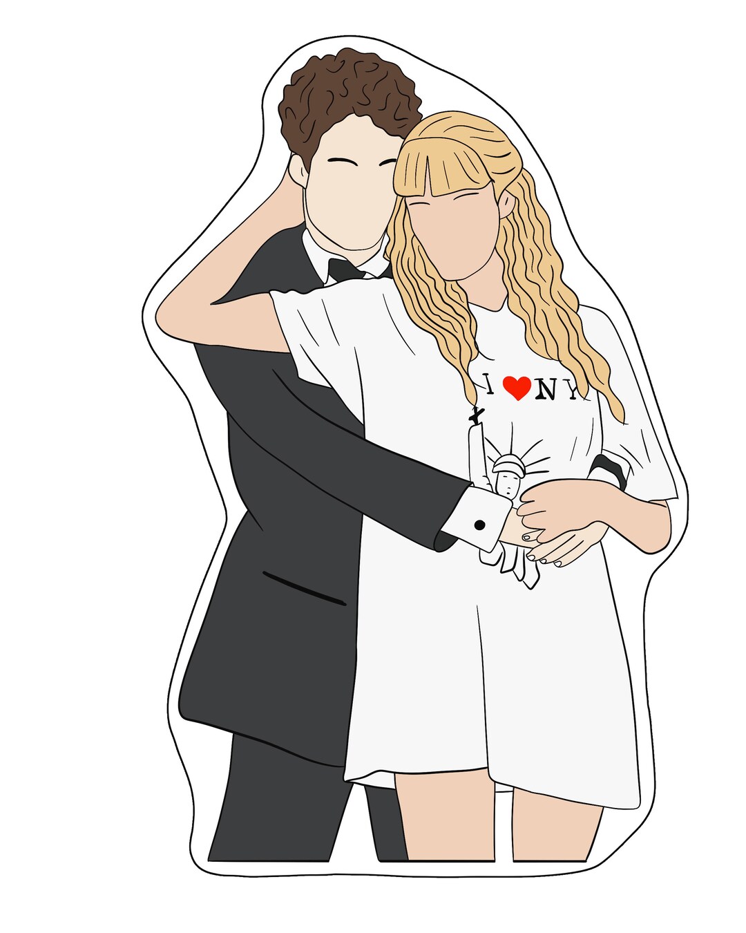 Splash Movie Sticker Tom Hanks 80's Movie 80s Kid I Love NY Mermaid ...