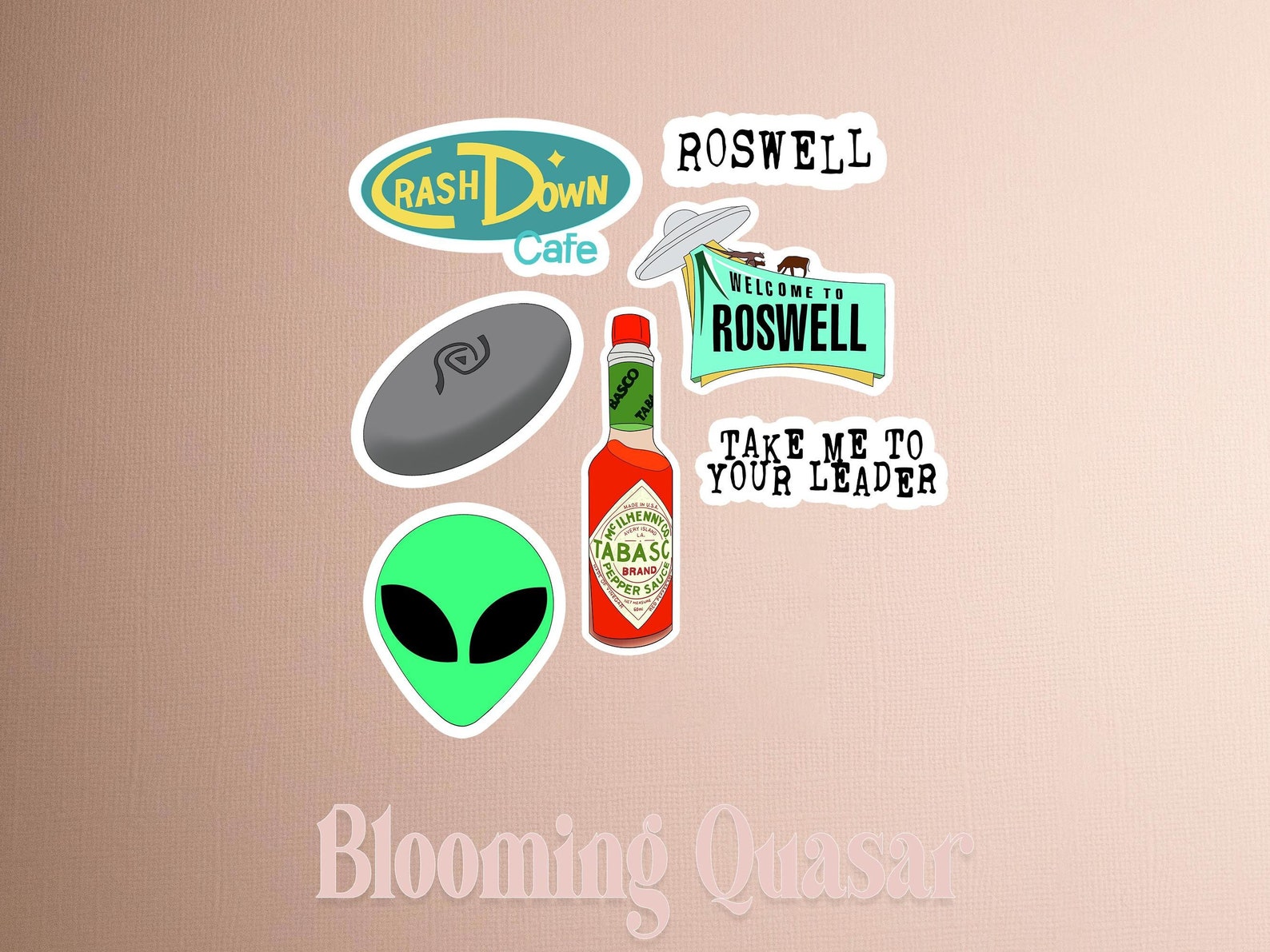 Roswell Original 1999 Tv Show Sticker True Fan Extra Sticker Set ...