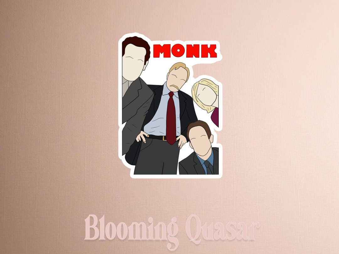 Monk Sticker Adrian Monk Sticker Murder Crime Tv Sticker OCD Sticker ...