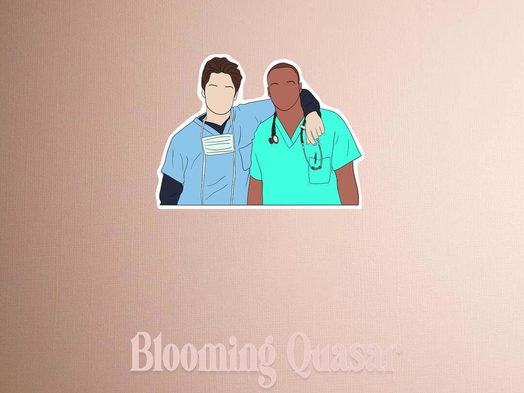 Scrubs Sticker Scrubs Tv Show Sticker Medical Staff Sticker Medical ...