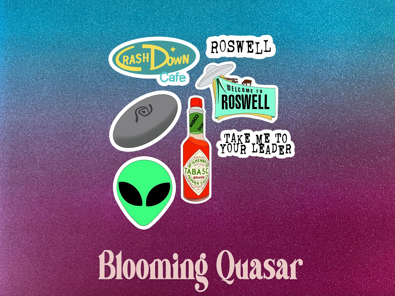 Roswell Original 1999 Tv Show Sticker True Fan Extra Sticker Set ...