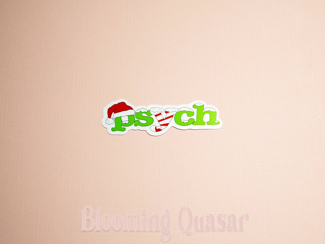 Psych Sticker Psych Tv Show Sticker Shawn and Gus Psych Christmas ...