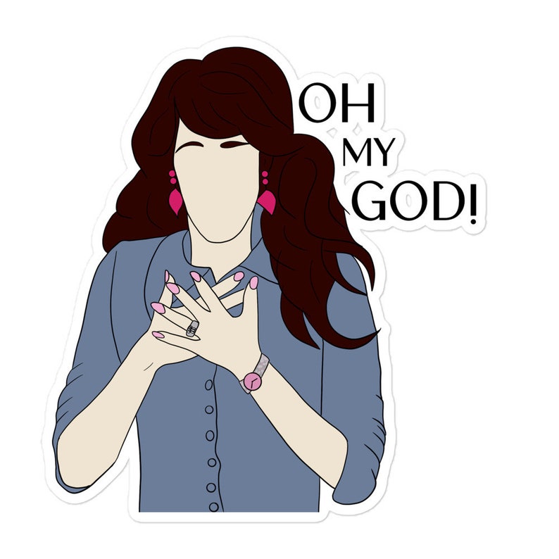 FRIENDS Janice OMG Oh My God Bubble-free stickers | Etsy