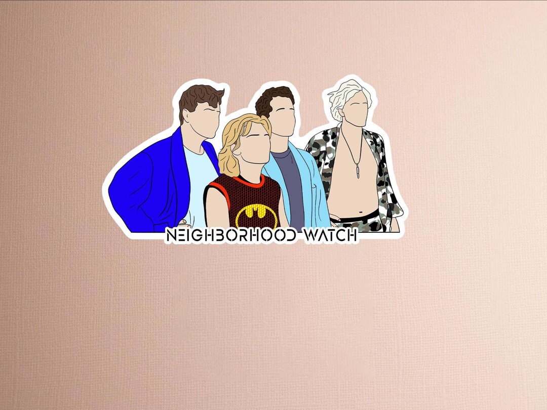 The Burbs Sticker Humor Tom Hanks Creepy Neighbors Hand Drawn Doodle ...