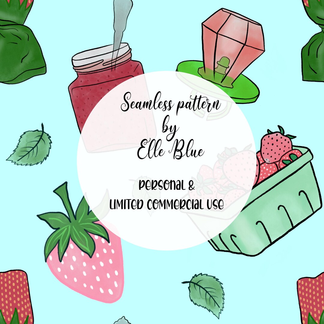 Seamless Pattern Digital Seamless Pattern Food Seamless Pattern ...