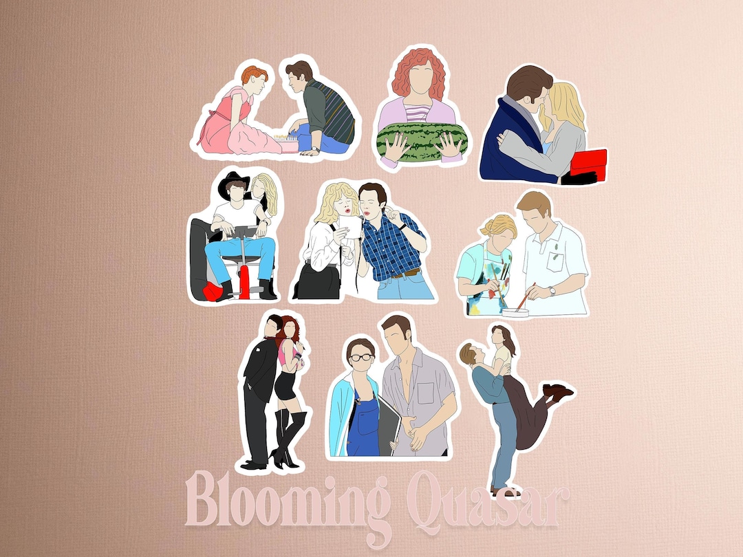 Rom Com Fan Sticker Pack 16 Candles Dirty Dancing Bridget Jones Can't ...