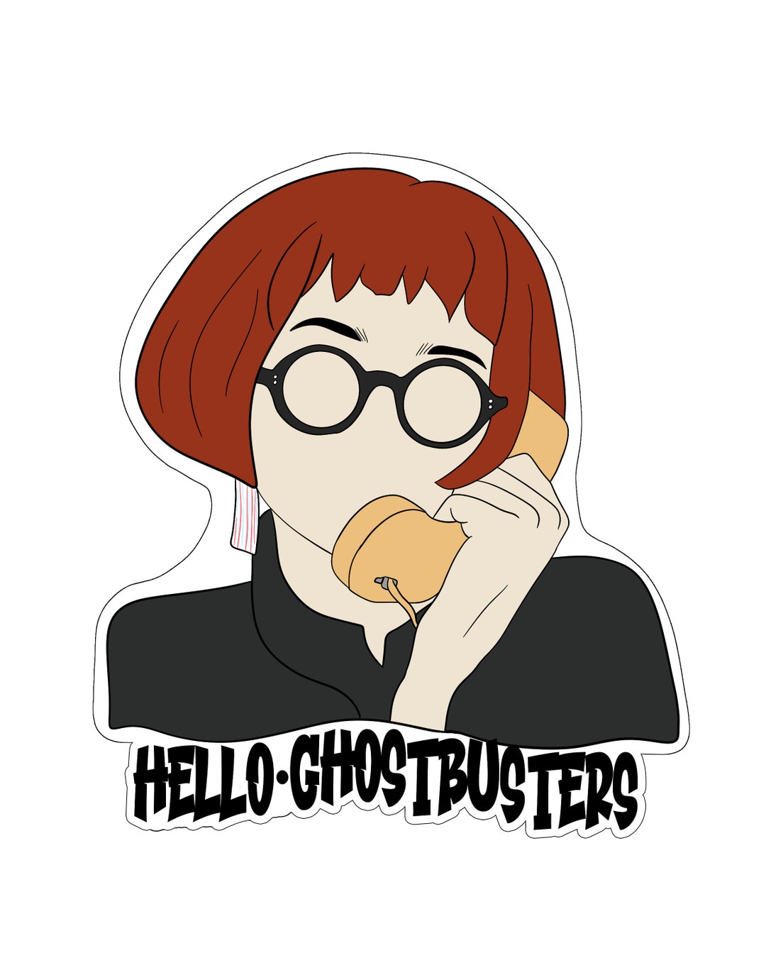 Ghost Busters Movie Sticker Ghostbusters 80's Movie 80s Kid Ghost ...