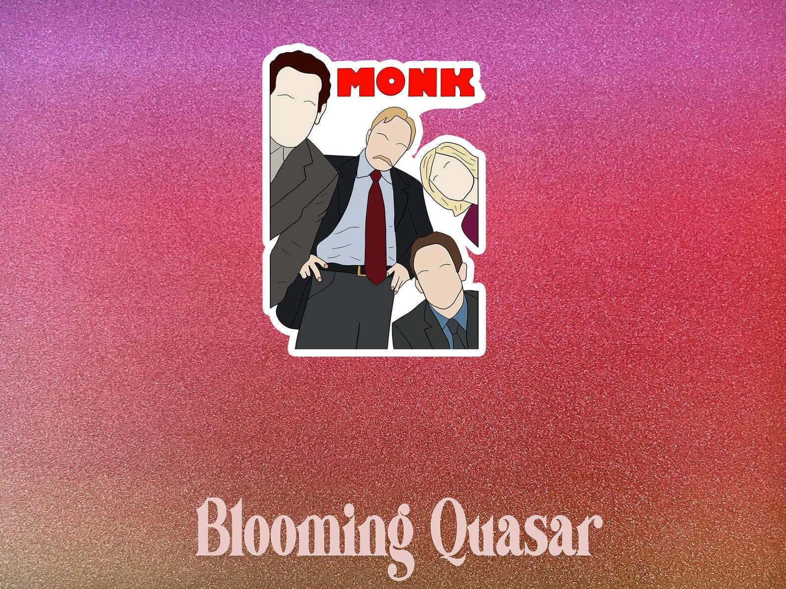 Monk Sticker Adrian Monk Sticker Murder Crime Tv Sticker OCD Sticker ...