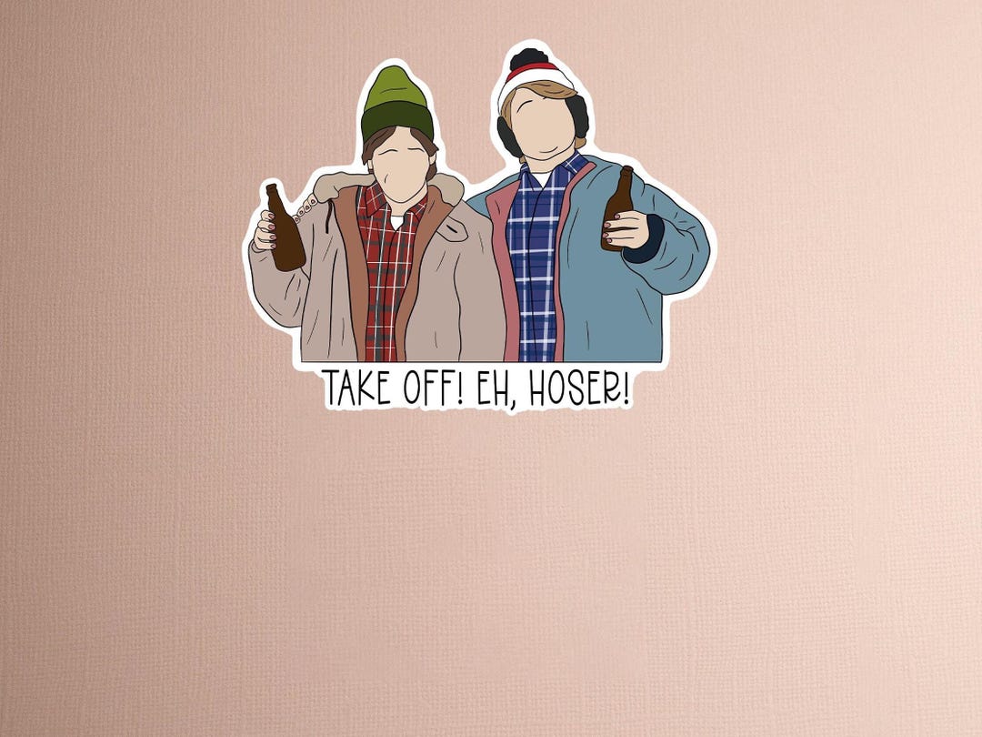 Strange Brew Sticker Beer Lover Canadian Hand Drawn Doodle Art Take off ...