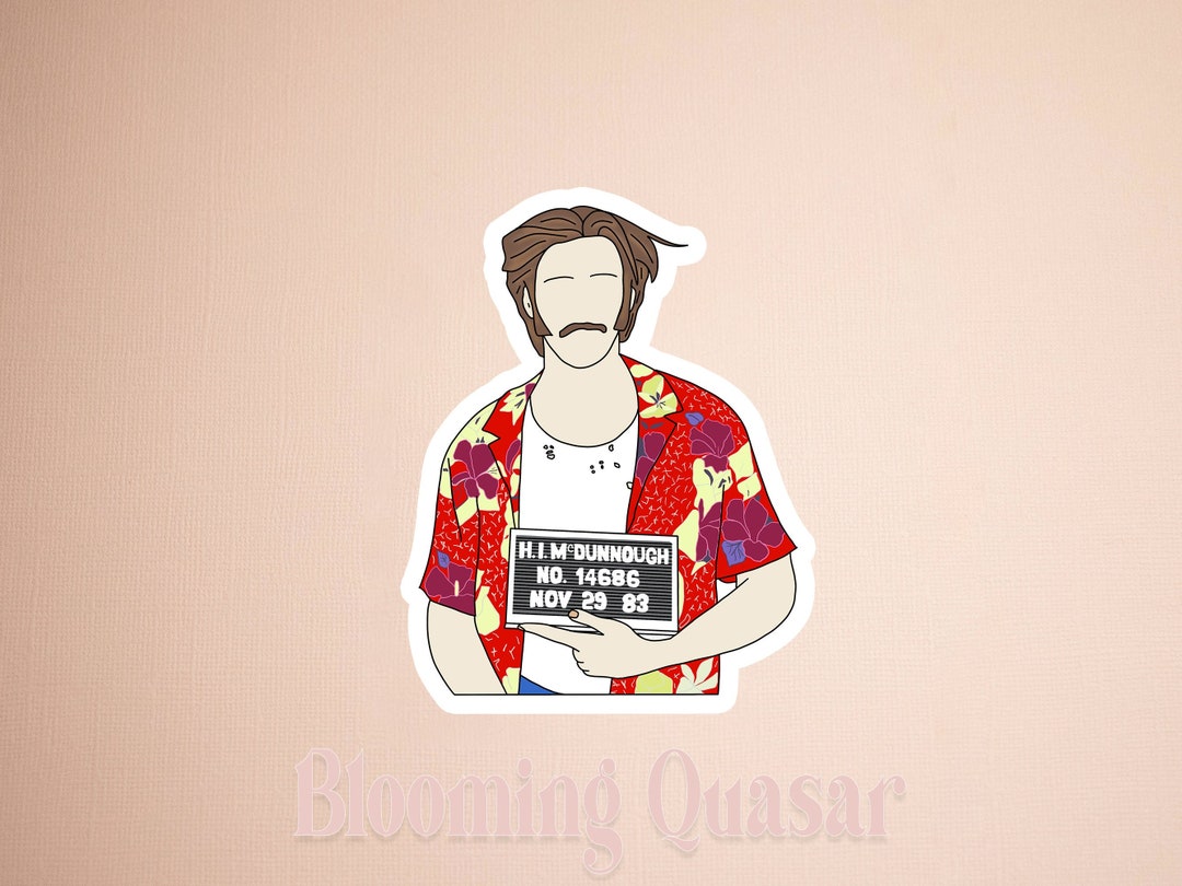 Raising Arizona Sticker Jail Scene With Inmate Sign Sticker 80's Movie ...