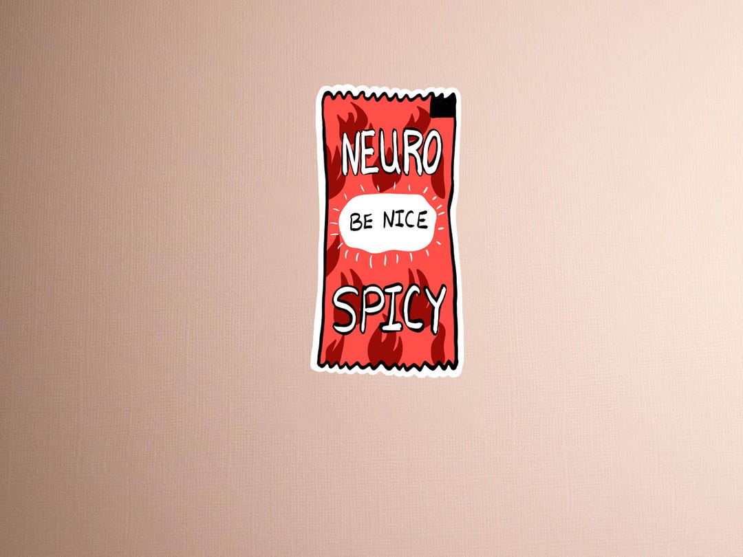 Autistic Sticker Taco Sauce Sticker Hand Drawn Doodle Sticker Autism ...