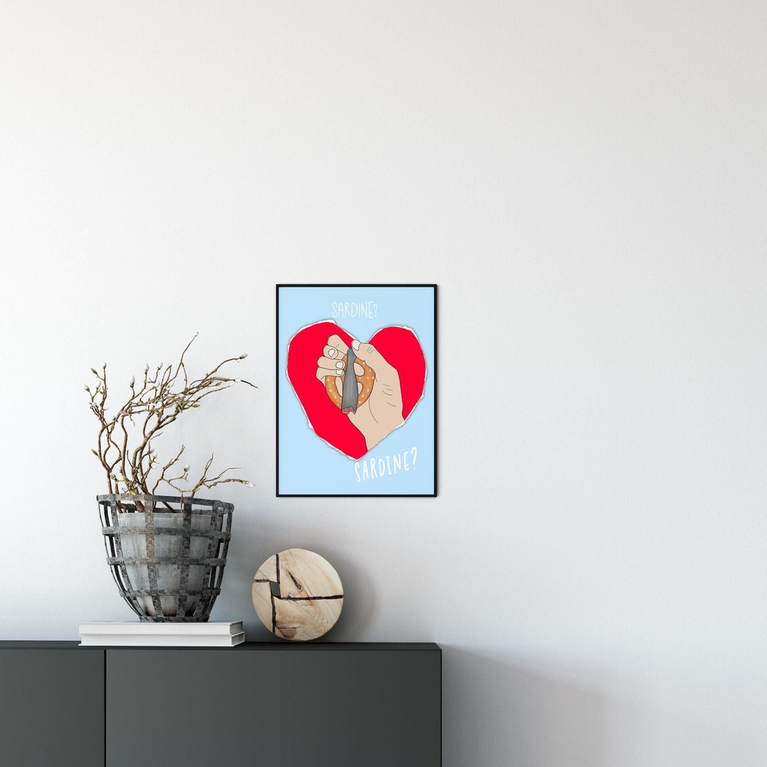 Burbs Sardine Poster Mini Art Office Wall Art Small Art Print ...