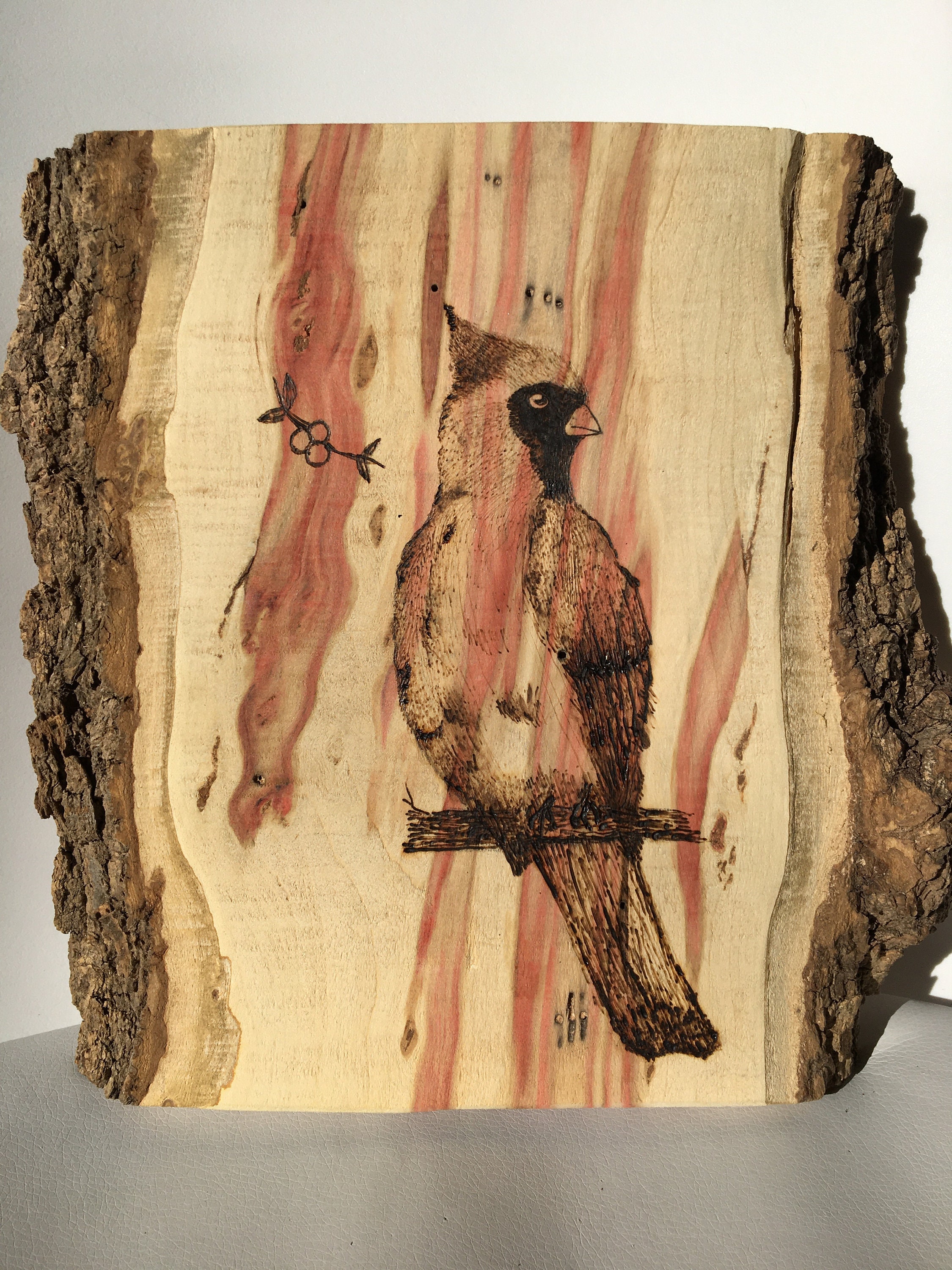 Cardinal Wood Burning - Etsy
