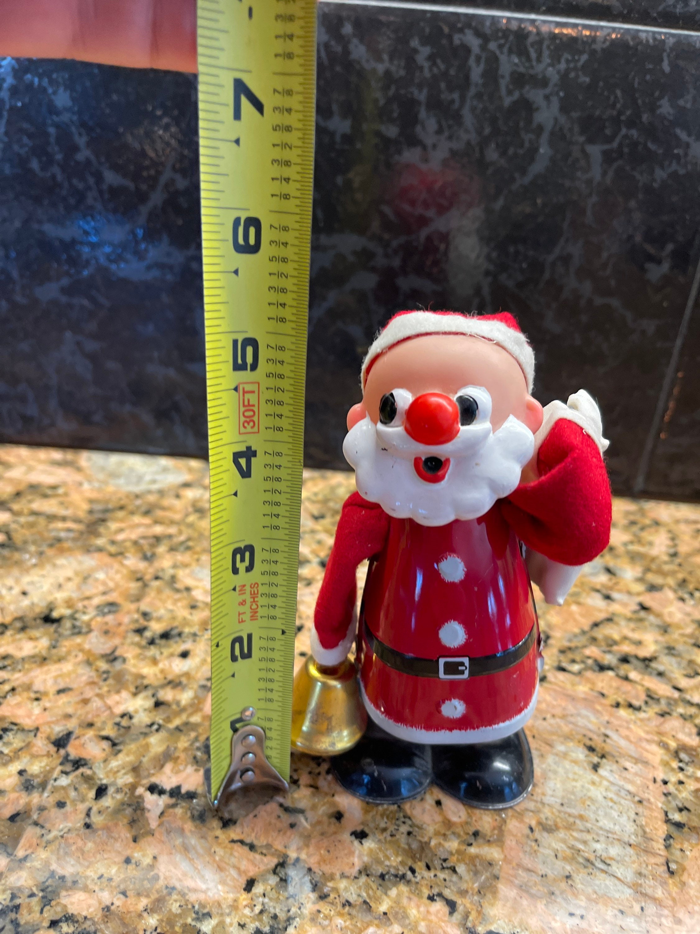 1950s Vintage Wind up Santa With Bell - Etsy
