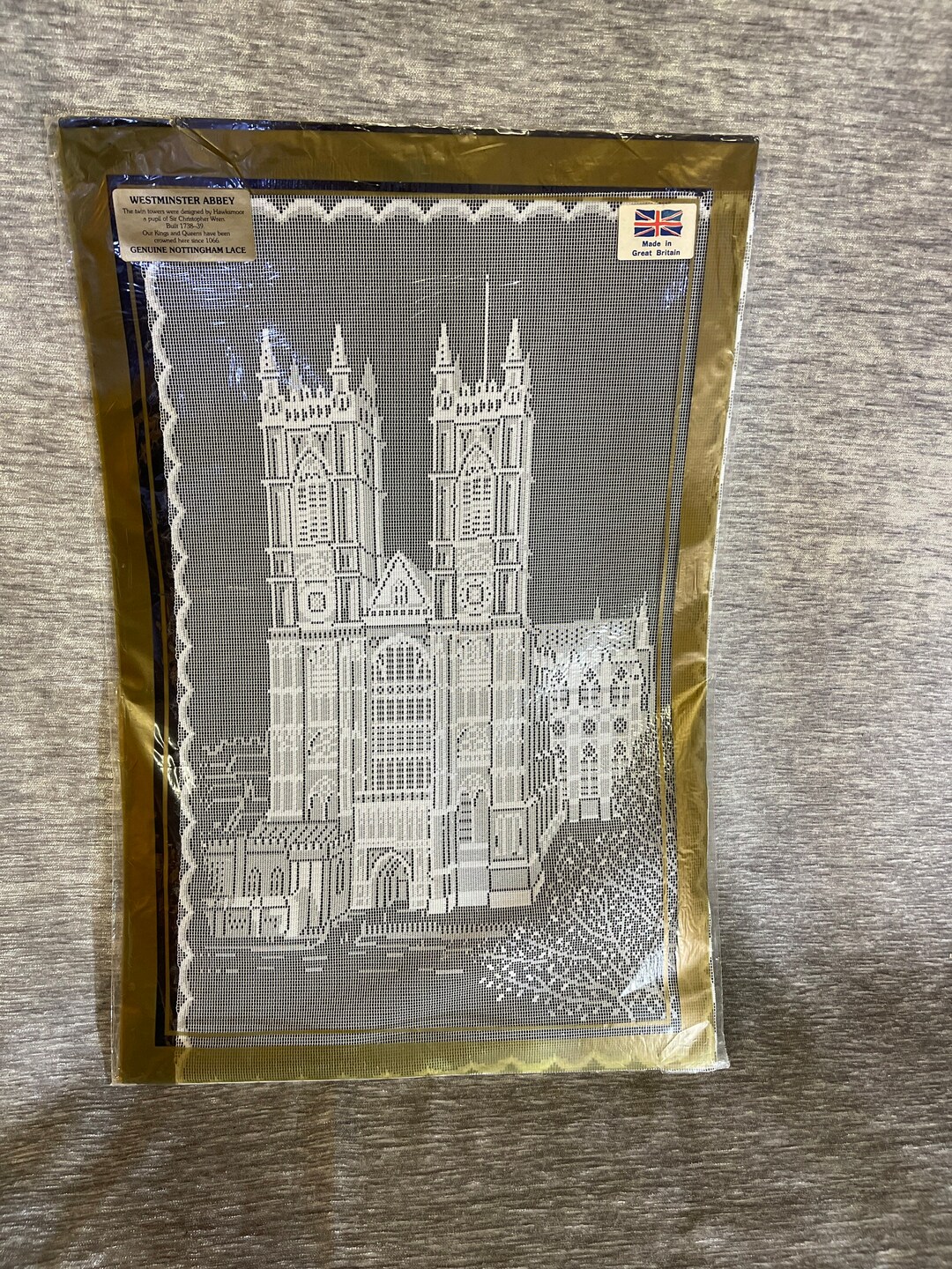 Westminster Abbey Genuine Nottingham Lace 92 - Etsy